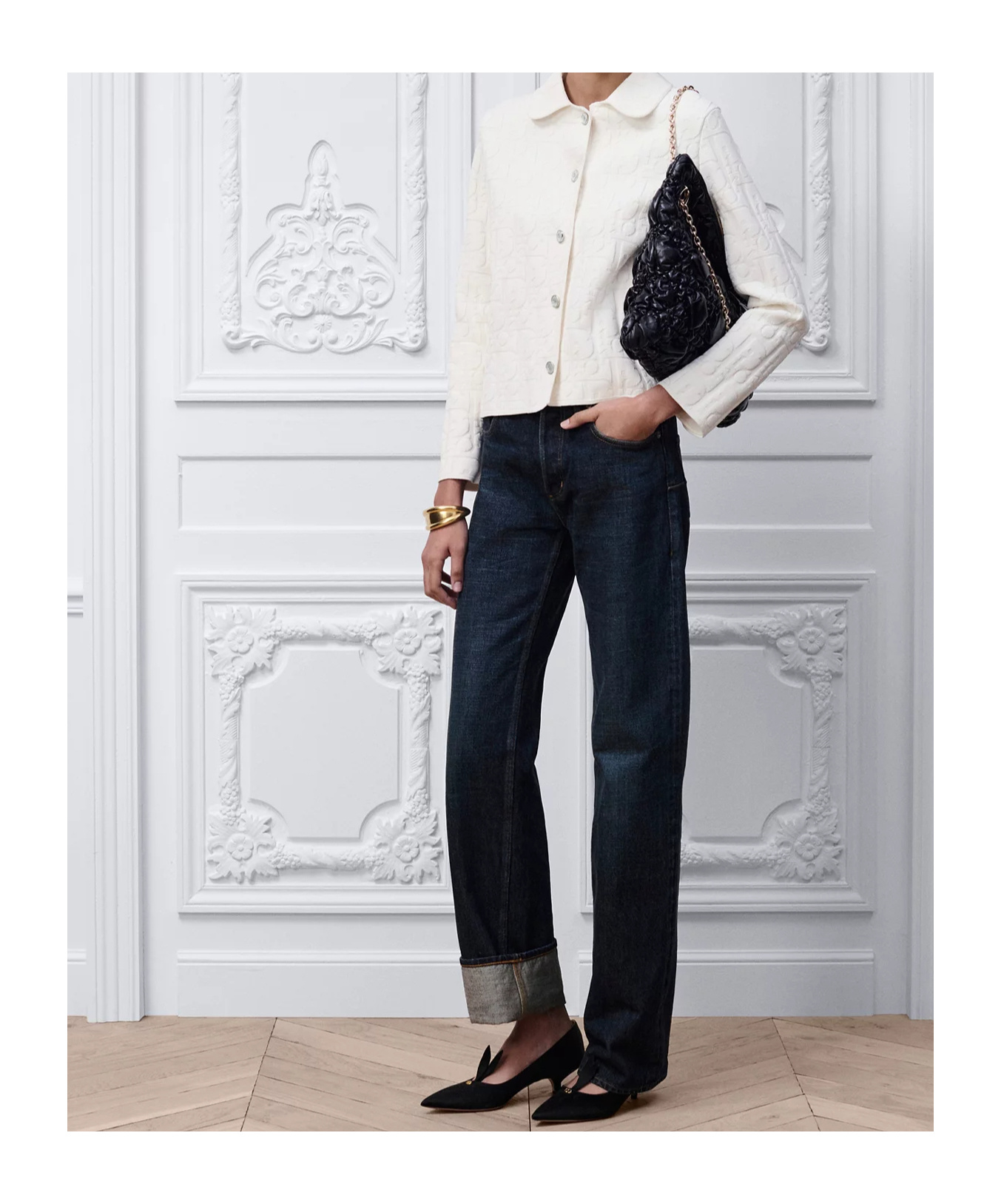 DIOR Dior Textured Knit Jacket with CD Buttons